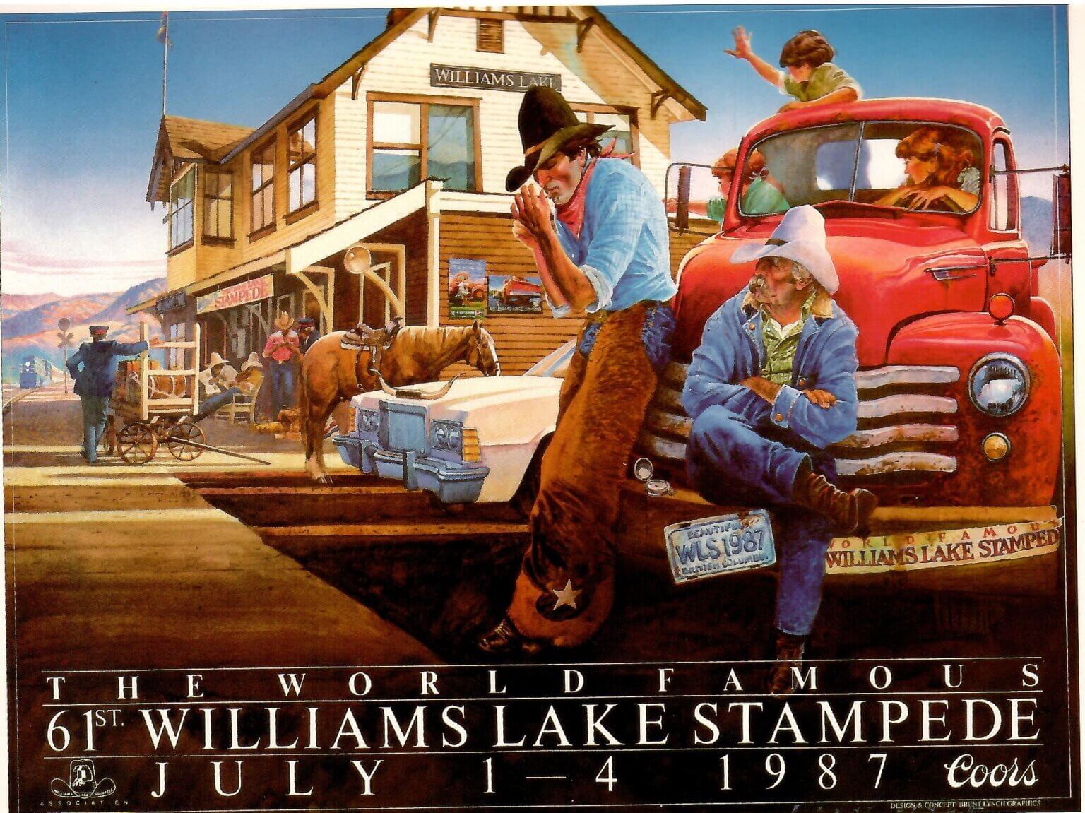 Classic Williams Lake Stampede Posters , Bow Valley Freedom